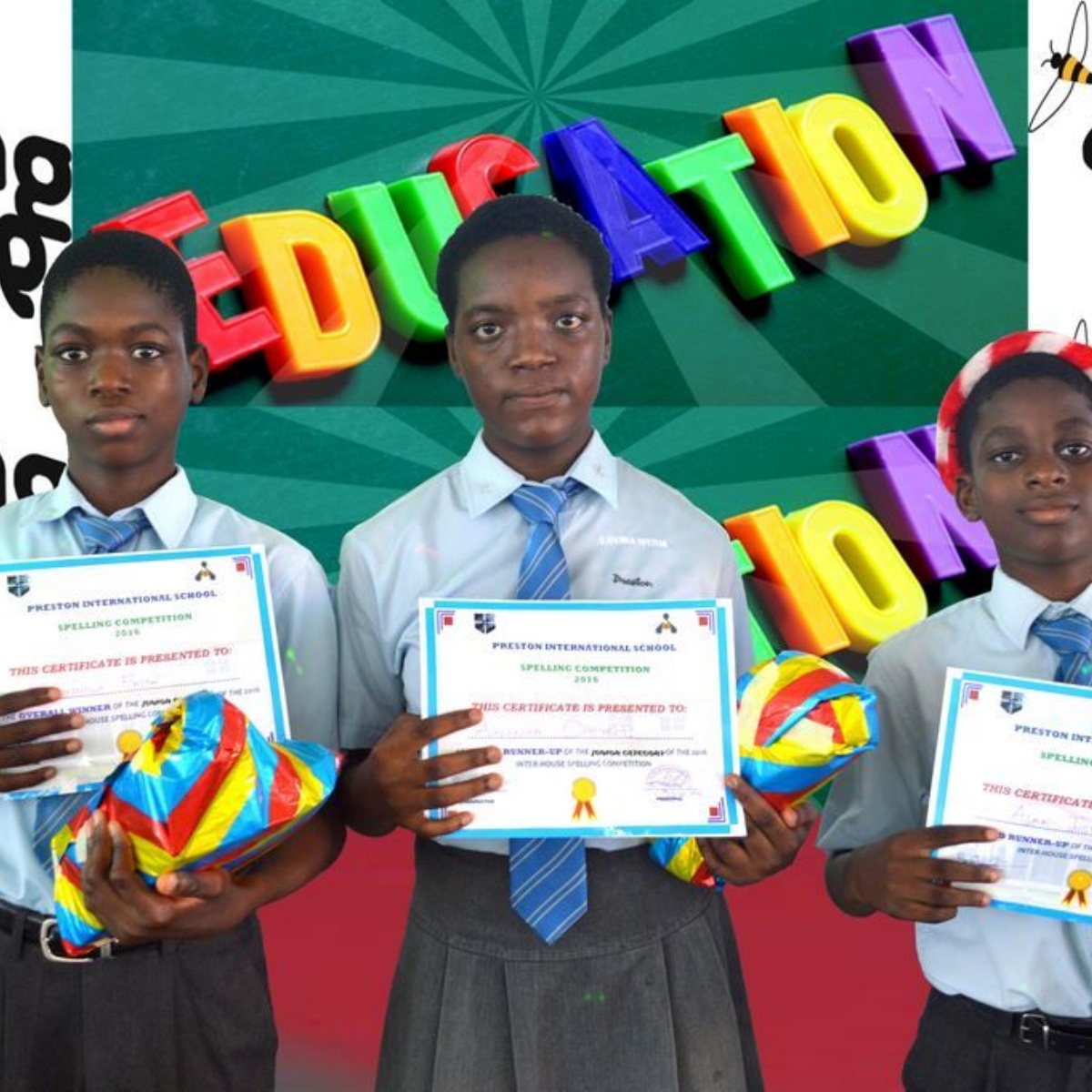 Preston International School - INTER-HOUSE SPELLING BEE COMPETITION 2016